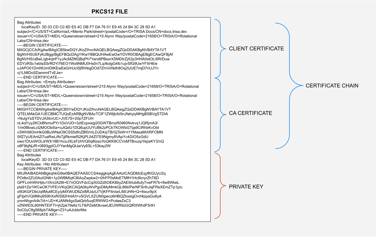 Anatomy Of A PKCS12 File TRISA Documentation